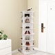 Rotating Shoe Rack Tower, , Free Standing 360° Revolving Shoe Organizer ...