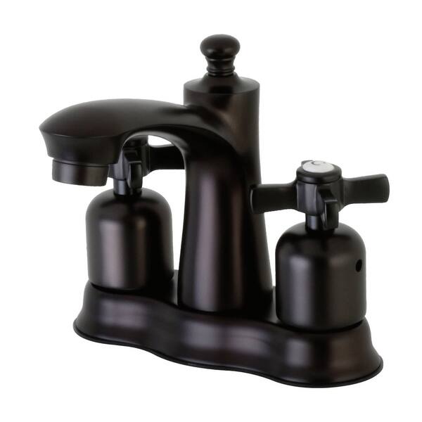 Kingston Brass Millennium 1.2 GPM Centerset Bathroom Faucet with Metal ...