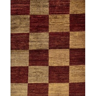 Ahgly Company Machine Washable Abstract Chocolate Brown Area Rugs - Bed ...