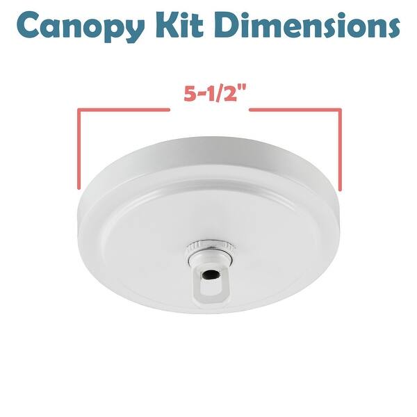 Aspen Creative Transitional Chandelier&Light Fixture Canopy Kit w ...