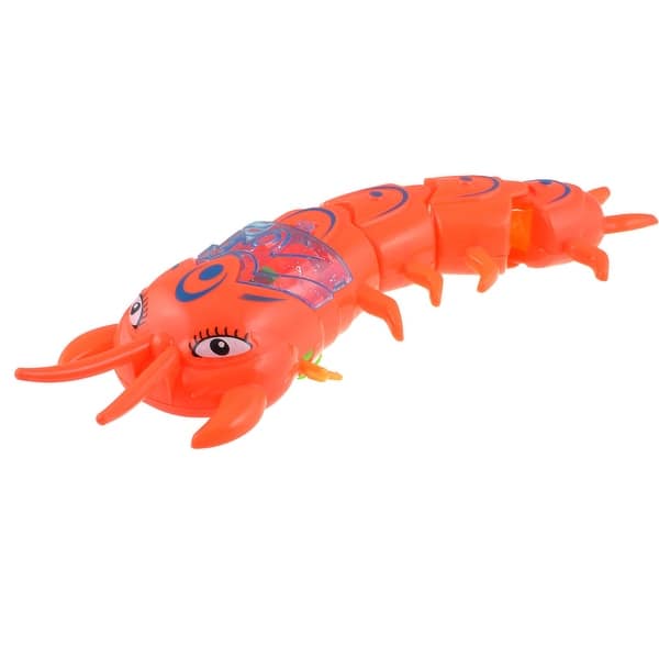 Children Clockwork Wind up Toy Tail Shaking Clanging Centipede Orange ...