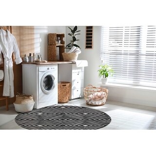 HAMLIN CHARCOAL Laundry Mat By Kavka Designs - Bed Bath & Beyond - 39083560