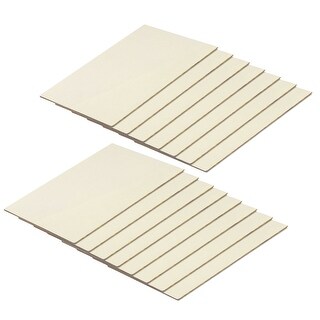 Unfinished Wood Pieces Plywood Sheets for DIY Craft 15 Pcs - Bed Bath ...