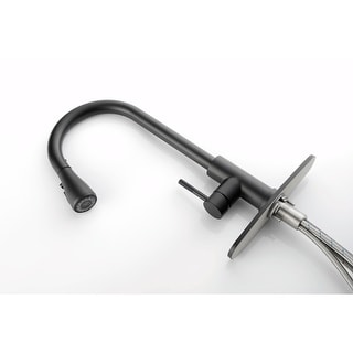 360° Rotating High-Arc Pull-Out Kitchen Faucet - Bed Bath & Beyond ...