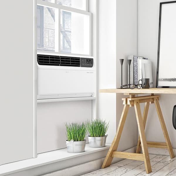 LG 18,000 BTU 230V Dual Inverter Window Air Conditioner with Wi-Fi ...