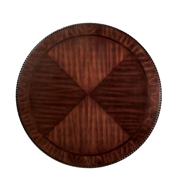 Bevo Traditional Cherry Wood 5-Piece Dining Set by Furniture of America ...