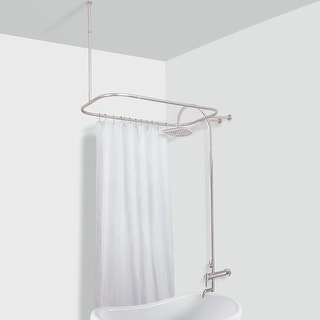 Rustproof Hoop Shower Rod for Clawfoot Tub (As Is Item) - Bed Bath ...