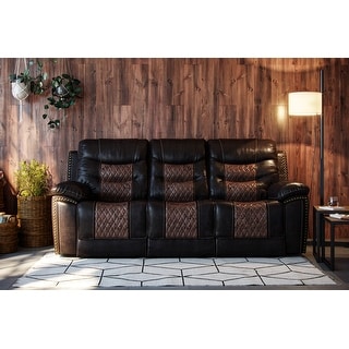 Commander Reclining Sofa With Drop down Table, USB, and Pocket - Bed Bath & Beyond - 36721028