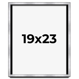 19x23 Shadow Box Frame Silver | 1.375 Inches Deep Real Wood - Bed Bath ...
