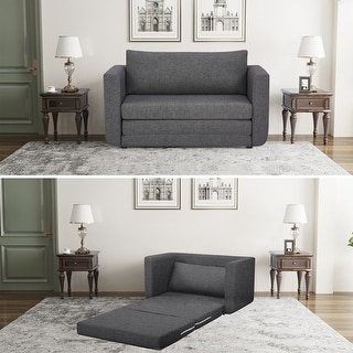 50-inch Wide Square Arm Sleeper Sofa - Bed Bath & Beyond - 36532476