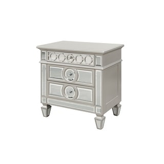 Symphony Nightstand Silver - Bed Bath & Beyond - 40222055