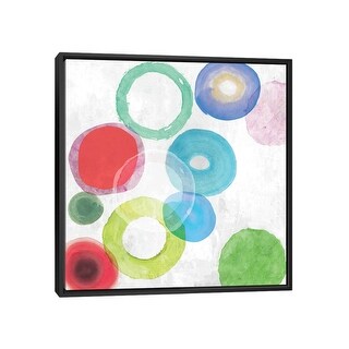 iCanvas "Colourful Rings I" by Tom Reeves Framed - Bed Bath & Beyond ...