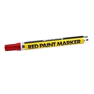 Forney 70820 Permanent Paint Marker, Red - Bed Bath & Beyond - 13540915