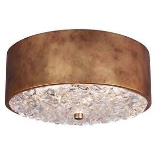 Feiss FM510 Dori 2 Light 13" Wide Flush Mount Ceiling Fixture - Bed ...
