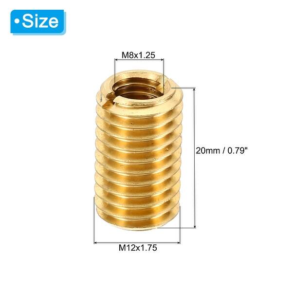 Brass Threaded Repair Insert Nut 10Pcs Reducing Nut Reducer Screw 20mm ...