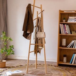 RusticReach Ash Wood Coat Rack Solid Wood Rack - Bed Bath & Beyond ...