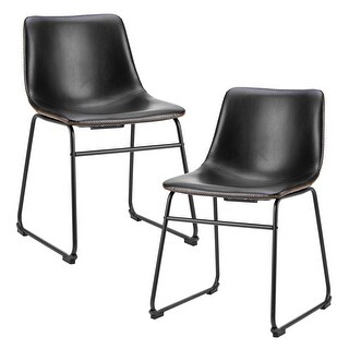 18 inch Counter Height Bar Stools Faux Leather Barstools for Home ...