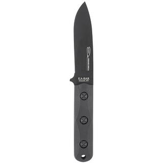 KA-BAR 4.3125" Blade Ek Commando Short Drop Point Knife w/ Sheath ...
