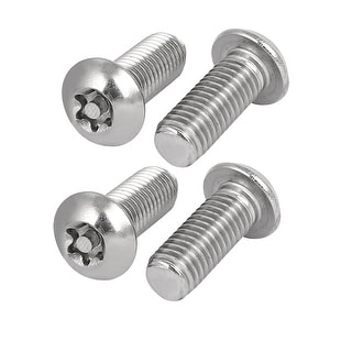 M10x25mm 304 Stainless Steel Button Head Torx Security Machine Screws ...