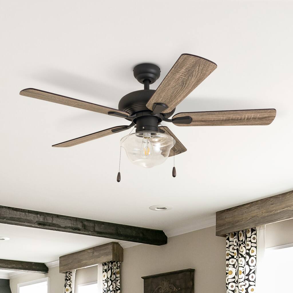Carbon Loft Haskell 42-inch Coastal Indoor LED Ceiling Fan with Remote ...