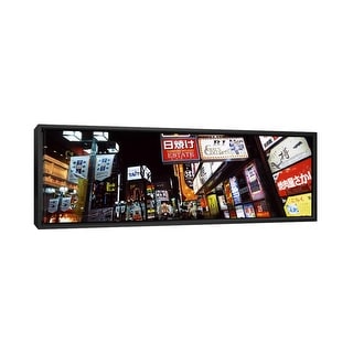 iCanvas "Illuminated Commercial Signboards, Shinjuku Ward, Tokyo, Kanto ...