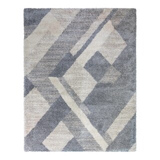 Gertmenian Ultimate Shag Gipsy Grey Plush Shag Area Rug - Bed Bath ...