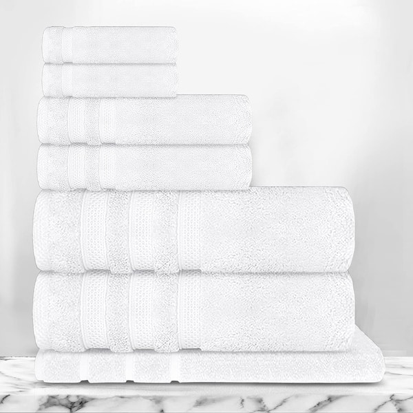 Lavish Touch 100% Cotton 700 GSM Ultima Bath Towels Set & Bath Sheet ...