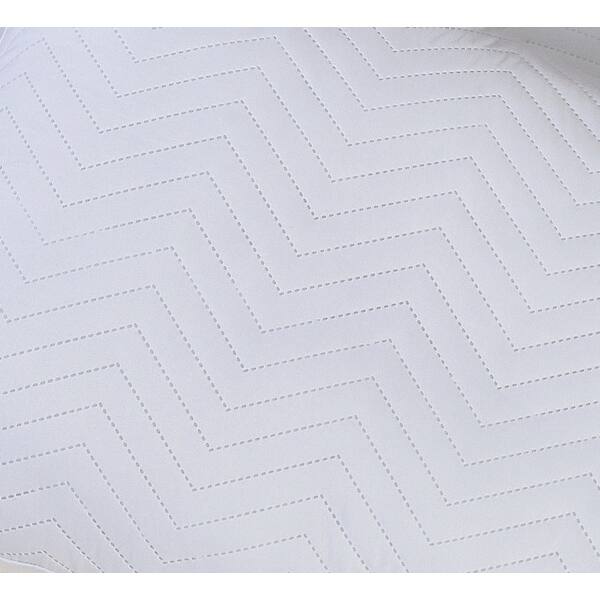 Pinsonic Quilted Springloft Down Alternative Bed Pillow Twin Pack ...