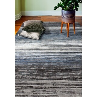 Bashian Legacy Bl/Beige Contemporary Area Rug - Bed Bath & Beyond ...