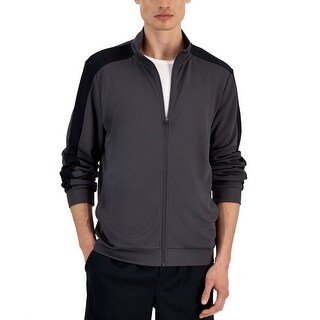 ID Ideology Men's Regular Fit Moisture Wicking Knit Jacket Gray Size XX ...