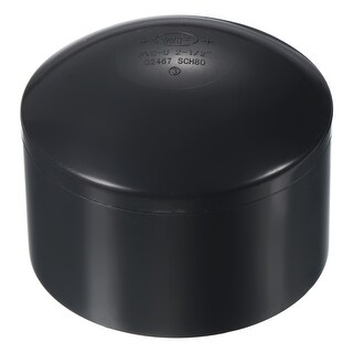 2-1/2" UPVC Pipe End Cap Fitting, Plug Socket Adapter Smooth Finish ...