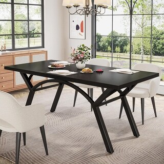 63 Inches Dining Table Kitchen Dinner Table for Dining Room - Bed Bath ...
