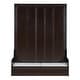 Queen Size Murphy Bed with Bench and Removable Cushion, Modern Wall Bed ...