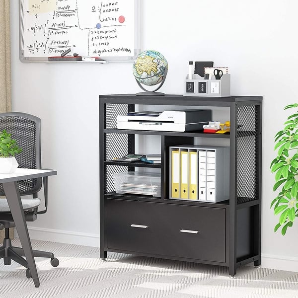 Tribesigns File Cabinet with Shelves and Drawer - Bed Bath & Beyond ...
