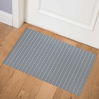 TIKA BLUE GREY Doormat By Kavka Designs - Bed Bath & Beyond - 31257814