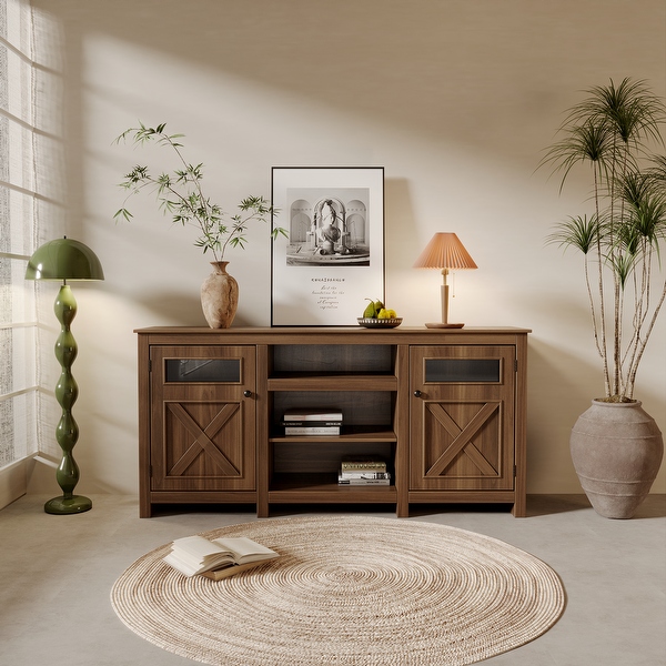 Medium oak tv unit store