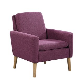 Accent ArmChairs Single Sofa Upholstered Fabric Arm Chair Purple - 30 ...
