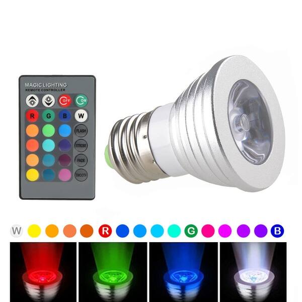 16 Color RGB Magic LED Light Bulb - White - Bed Bath & Beyond - 39631861