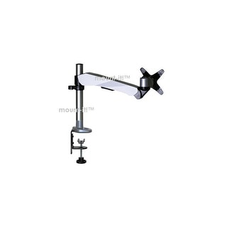 Mount-It! Desk Mount Spring Arm Quick Release with Clamp Base - Silver ...