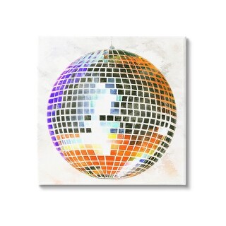 Stupell Vivid Disco Ball Pattern Canvas Wall Art, Design by Ziwei Li ...