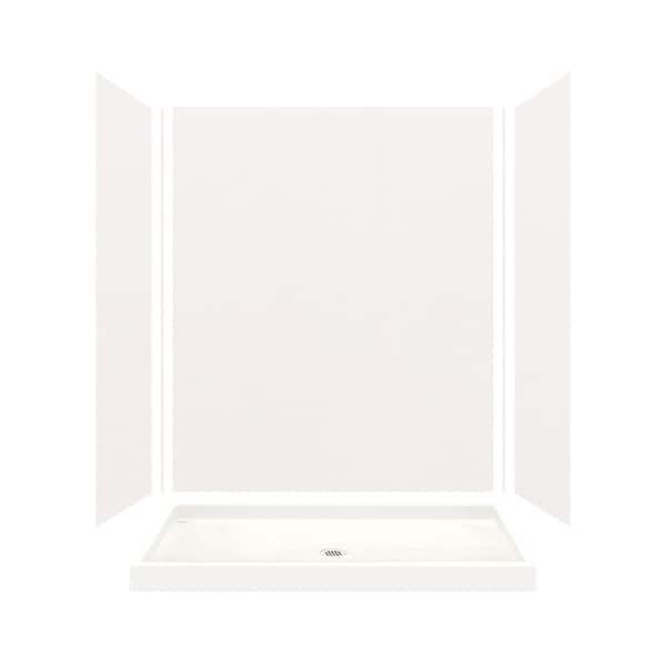 Transolid Expressions 60-in X 32-in X 72-in Glue to Wall Shower Kit ...