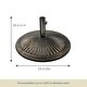 Island Umbrella Classic Cast Iron Umbrella Base in Bronze - Bed Bath ...
