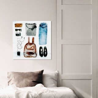 Oliver Gal 'Updated Summer Kit' Fashion and Glam Wall Art Canvas Print ...