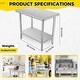 Stainless Steel Table Commercial Work Table,NSF Three Layer Workbench ...