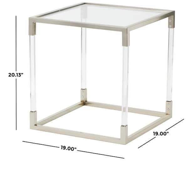 aluminum cube table