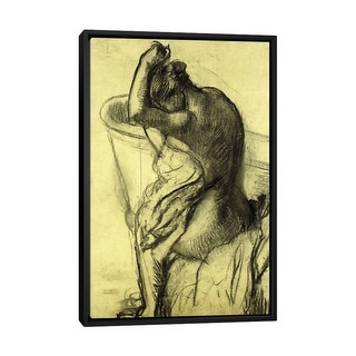 iCanvas "After the Bath, Apres le Bain, 1899" by Edgar Degas Framed ...