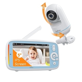 5" Video Baby Monitor, Non-WiFi Needed Baby Monitor, Lullabies ...