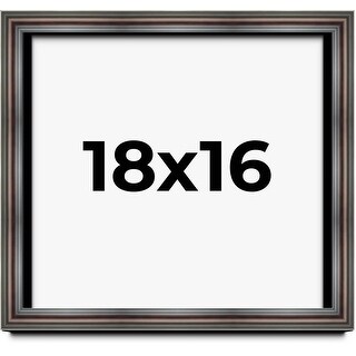 18x16 Shadow Box Frame Brown Cherry | 2.625 Inches Deep Pine Wood - Bed ...