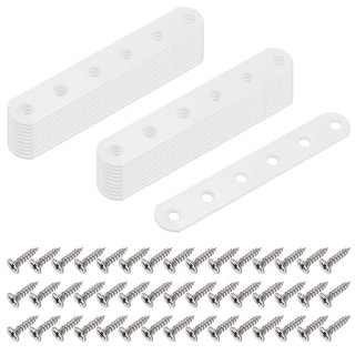 Flat Straight Brackets - White - Bed Bath & Beyond - 43549249