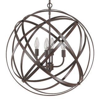 Capital Lighting Axis 4 Light 23" Wide Cage Pendant - Bed Bath & Beyond ...